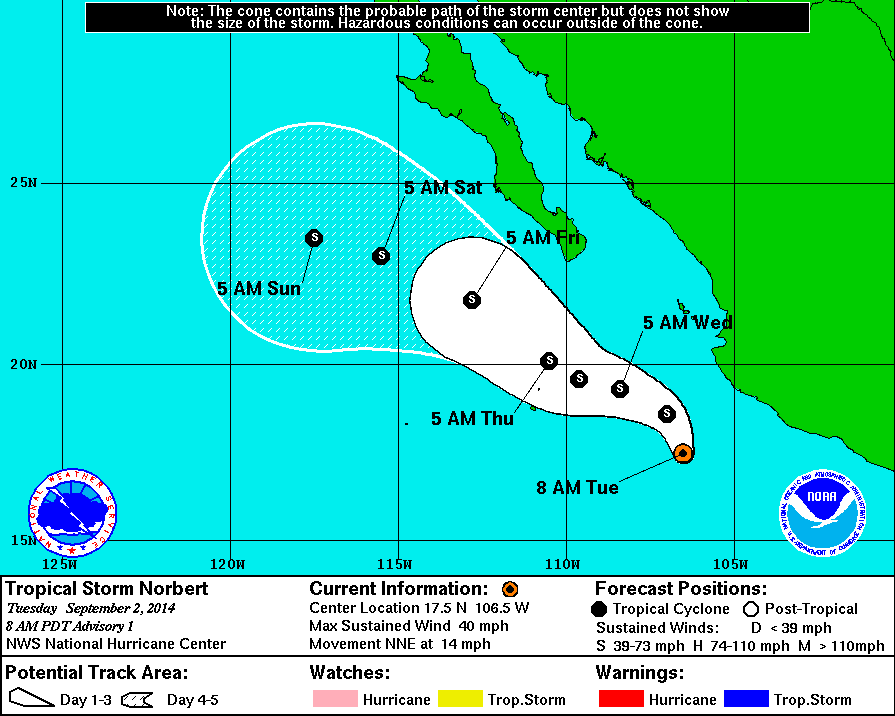 Major Hurricane Norbert |﻿ Hurricanes, Cyclones and Extreme weather ...