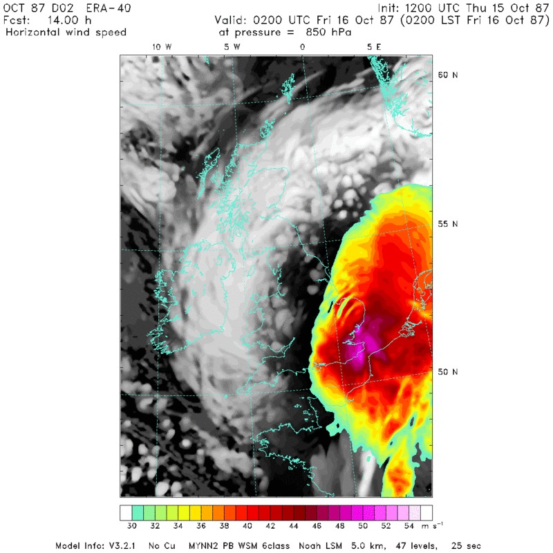 25th Anniversary Of The October 1987 Storm - Historic Weather ...