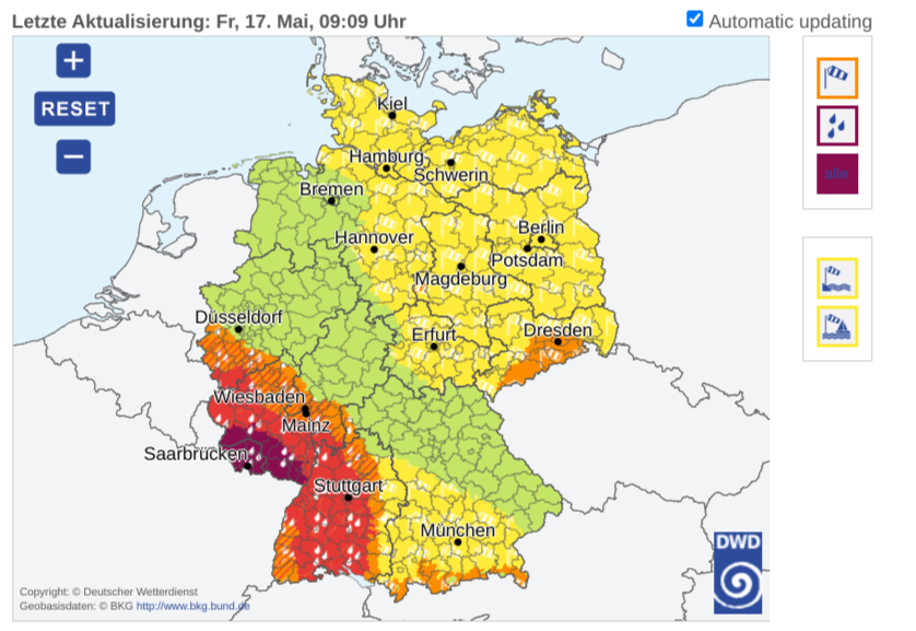 Germany weather - Weather Around The World - Netweather Community ...