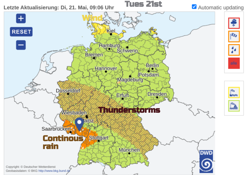 Germany weather - Weather Around The World - Netweather Community ...