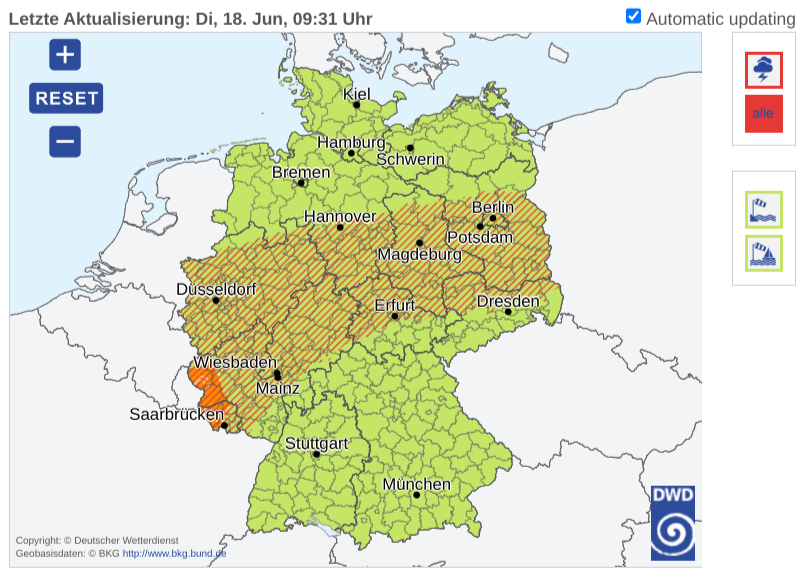 Germany weather - Weather Around The World - Netweather Community ...