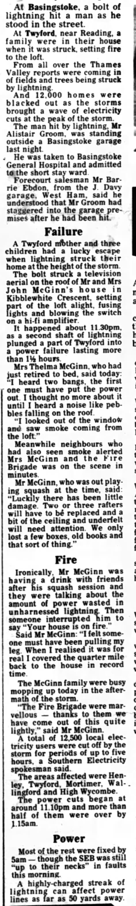 August 1975 scorcher: Newspaper accounts - Historic Weather ...