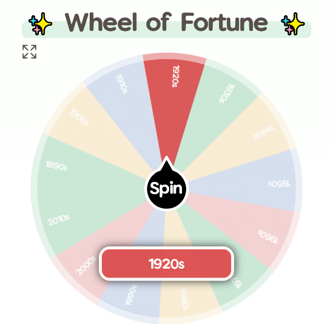 Just for fun: Use a random decade generator to build your ideal year ...