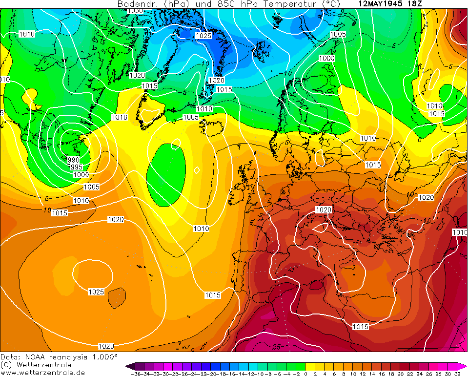 Mid May 1945 heat - Historic Weather - Netweather Community Weather Forum